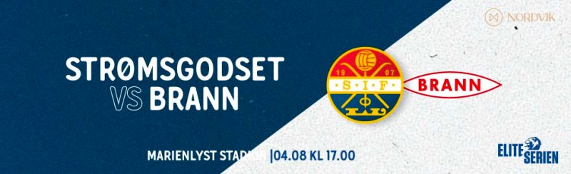 Dagens kampprogram mot Brann / Strømsgodset
